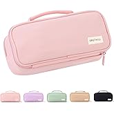 Tesmien Pencil Case, Large Pencil Case with 4 Compartments Stationery ...