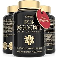 Gentle Iron Tablets 17mg - High Strength Iron Supplements for Women ...
