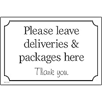 Please leave parcels and packages here Sign, Courier, Postman, Delivery ...