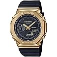 Casio G-Shock GM-2100G-1A9DR Gold IP Black Analog-Digital Dial Black ...