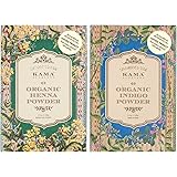 Kama Ayurveda Organic Hair Color Kit, Hair Color, Henna Powder and ...