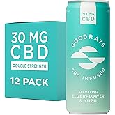 GOODRAYS CBD Drinks, Sparkling Low Calorie Soft Drink, Natural Sleep ...