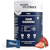 Man Matters Biotin Hair Gummies (30N) | No Added Sugar | With Biotin ...