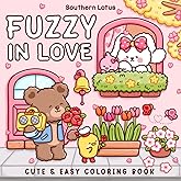 Cozy Date: Coloring Book for Adults and Teens Featuring Adorable Animal ...