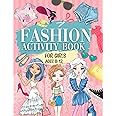 Fashion Activity Book For Girls: Ages 7-12 | Includes Fashion Templates ...