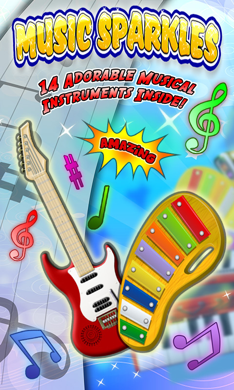 Music Sparkles – All in One Musical Instruments Collection HD : Amazon ...