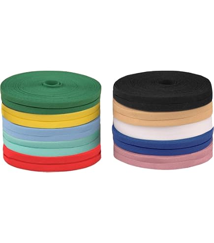 Bias Tape Maker Set Cotton Bias Binding Tape – 25mm Wide, Various ...