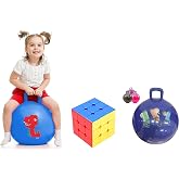 Storio Sit And Bounce Rubber Hop Ball Jumping&Bouncing Ball For Boys ...