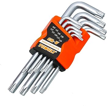 Hex Keys Set - Allen Keys Wrenches Long Arm Ball/Star/Square End Allen L-Wrench - Metric 9 ...