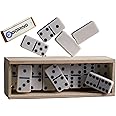 Dominoes Set for Adults - Travel Size Dominoes 28 Tiles Set for ...