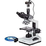 AmScope T490B Microscope trinoculaire Professionnel avec Platine ...