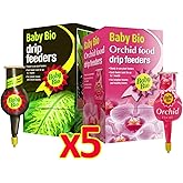 Baby Bio Houseplant Drip Feeders, 4 x 40ml - Ready To Use House Plant ...