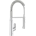 GROHE 31379000 | K7 kitchen Tap | Professional Medium - Chrome, Large ...