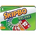 Mattel Games Skip-BO Deluxe, in Metallbox, Kartenspiele für die Familie ...