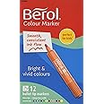 Berol Felt Tip Colouring Markers | Bullet Point (2.0mm) | Assorted ...