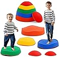 Kids Balance Stepping Stone 6PCS Non-Slip Stepping Stones Stackable ...