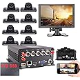 JOINLGO 8-CH Mobile DVR Backup Camera System 10" HD Remote Monitor on ...