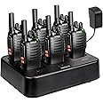Retevis H777 Walkie Talkies, Two Way Radio with 6 Way Charger ...