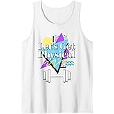 Let’s Get Physical 80's 90s Retro Style Workout Gym Fitness Tank Top ...