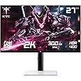 KTC Gaming Monitor 27 Pollici, 300Hz 240Hz, QHD Monitor bianco, Fast ...