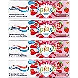 Aquafresh Kids Toothpaste, Splash 3-8 Years Strawberry Flavour, 75 ml ...