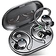 Rulefiss Q38 Wireless Earbuds, Black, Bluetooth 5.3, 48H Playtime, IP7 ...