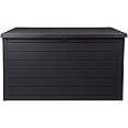 Keter Ontario XXL Cushion Box, Storage Box, Anthracite, 870 Litres ...