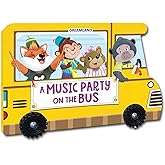Zoo Safari on the Bus- Wheel Board Book for Kids age 2+ years ...