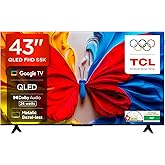 TCL 108 cm (43 inches) Metallic Bezel Less Series 4K Ultra HD Smart LED ...