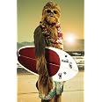 Star Wars Poster Chewbacca Surfing (61cm x 91,5cm) : Amazon.co.uk: Home ...