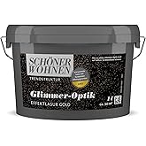 Glimmer-Optik Effektlasur Schöner Wohnen Aquamarin 1 l : Amazon.de ...