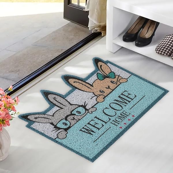 Non-slip Entryway Mat W&M Welcome Doormat 48x32 Inch - Funny Cartoon ...