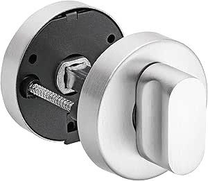 WC-Rosette mit Frei-/Besetztanzeige | V2A Edelstahl matt : Amazon.de: Baumarkt