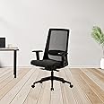 Featherlite Amaze Project Arm Chair (Mid Back - Black) : Amazon.in ...