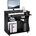Yaheetech Movable Computer Office Desk PC Laptop Table Home Office ...