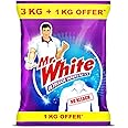 Mr. White Detergent Powder - 4Kg : Amazon.in: Health & Personal Care