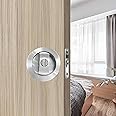 Betensh Recessed Keyless Pocket Door Lock - Privacy Round Sliding ...