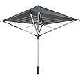 Leifheit Rotary Dryer LinoProtect 400, Aluminium - Rustproof, Grey, 40 ...