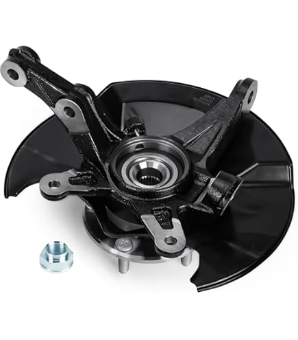 Steering Knuckle And Hub Assembly 2x Front Wheel Bearing Hub Knuckle ...