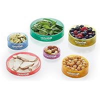 KitchenCraft Healthy Eating Colour-Coded Food Portion Control Rings ...