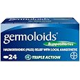 Germoloids Hemorrhoid Treatment & Piles Treatment Ointment, Triple ...