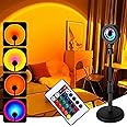 Sunset Lamp, 16 Colors Rainbow Sunset Projection Lamp, Height ...