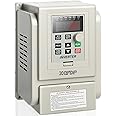 XCFDP AC 220V/2.2kw 3HP Variable Frequency Drive, 12A VFD Inverter Single Phase to 3 Phase ...