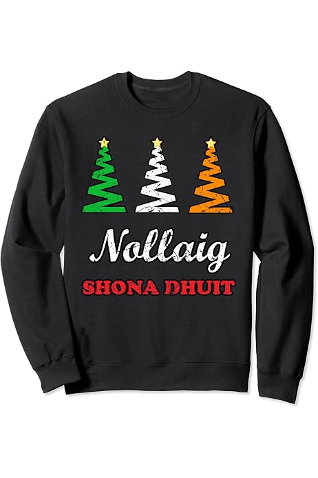 Nollag Shona Cat Irish Christmas Prints, Christmas Wreath Nollaig
