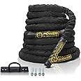 POWER GUIDANCE Battle Rope Schlacht Seil 38mm/50mm Breite Poly Dacron ...