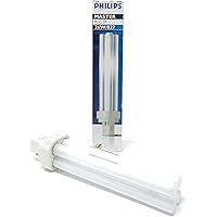 10x Philips MASTER PL-C 26W/830 G24d-3 2PIN (2-Stift) Warmweiß 3000K Energiesparlampe 171mm ...