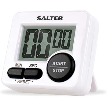 Salter Big Button Timer - Electronic Digital Kitchen Stopwatch, Memory ...
