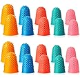 SATINIOR 20 Pieces Rubber Fingers Tip Pads Grips for Money Counting ...