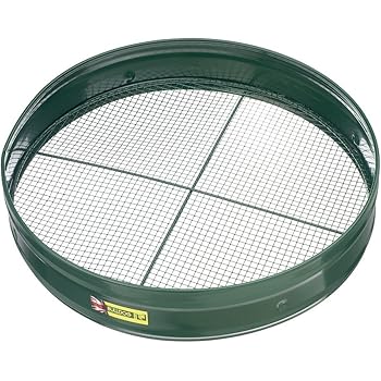 Metal Garden Potting Sieve / Riddle Medium 6mm 1/4 Inch Mesh: Amazon.co ...
