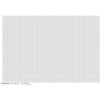 A1 Metric Scale 90gsm Graph Paper. 2, 10 and 20mm Grid. Pack of 5 ...